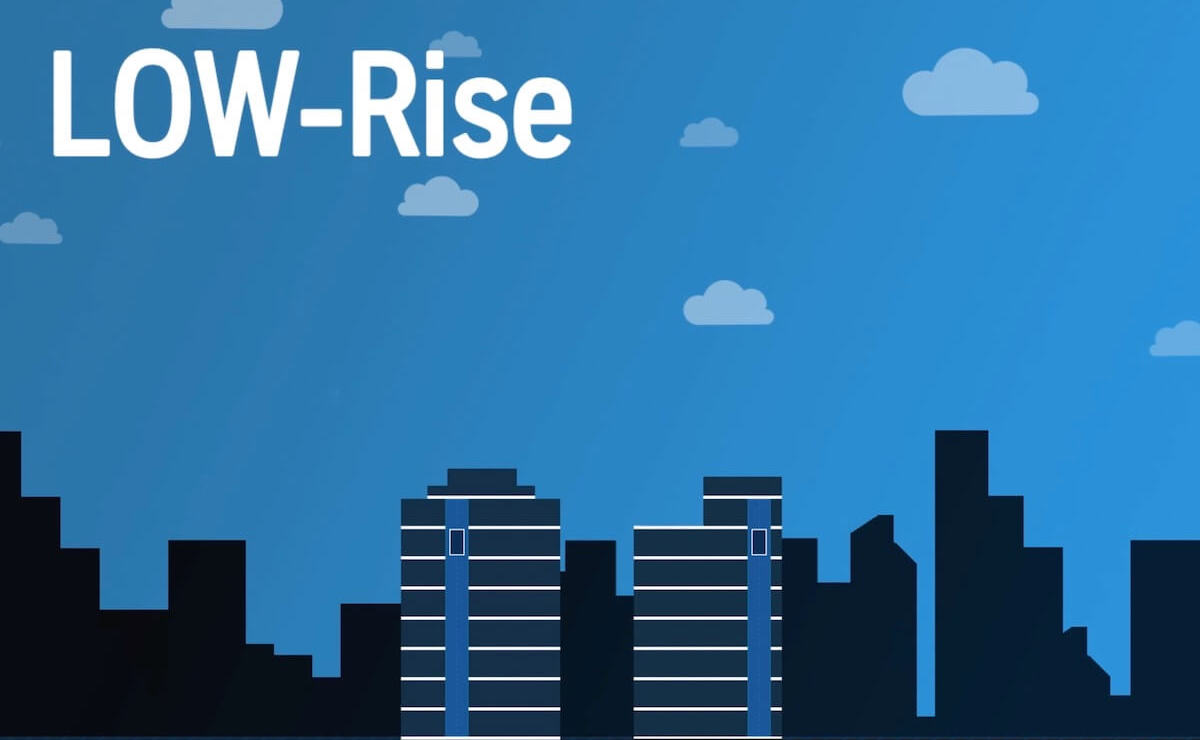 low-rise buildings infographic | URBAN HUB
